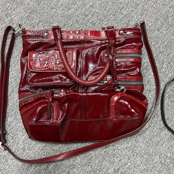 Brighton | Bags | Brighton Red Bucket Bag | Poshmark